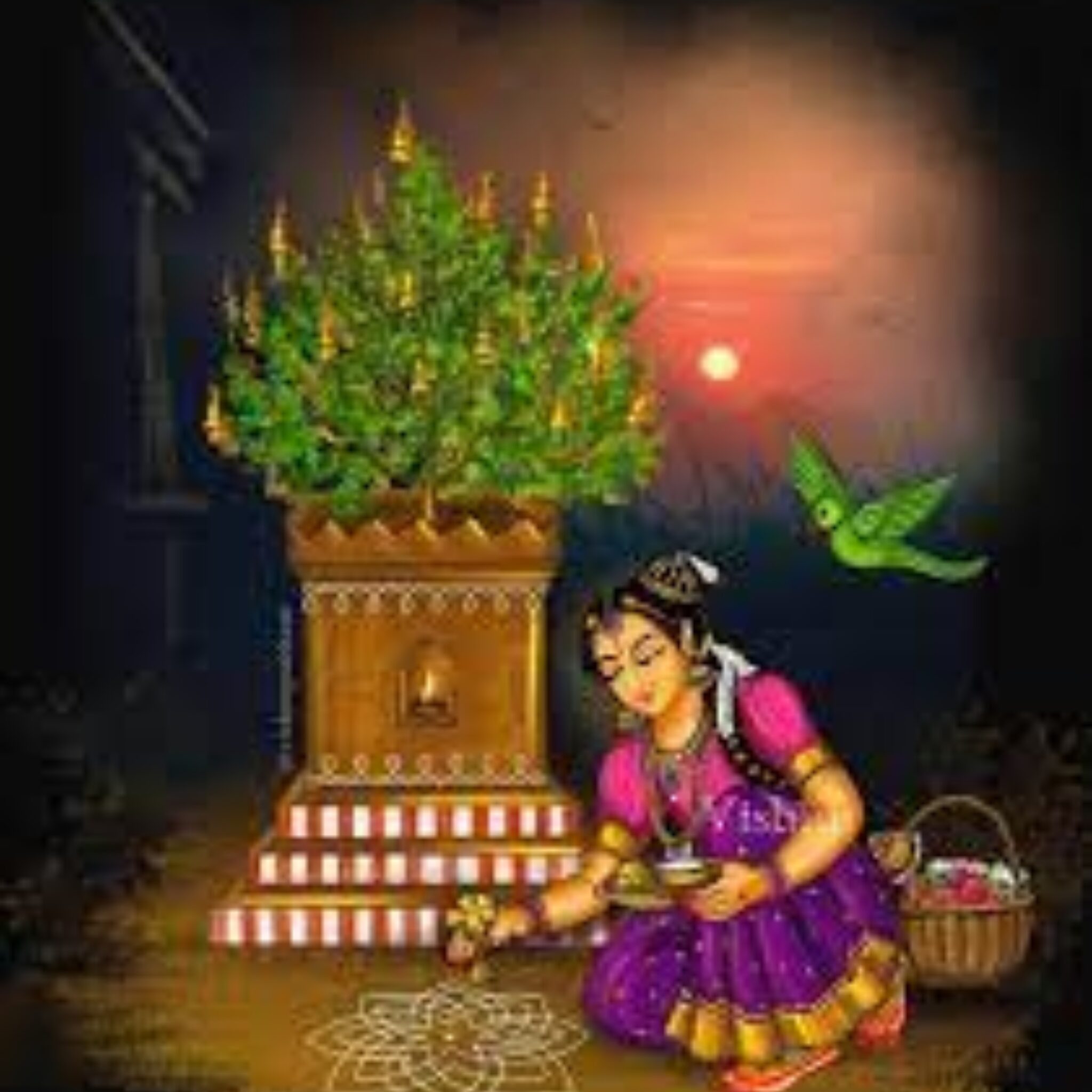 Tulsi Maa Aarti | तुलसी महारानी नमो नमो आरती | Lyrics Hindi & English ...